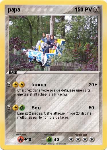 Pokémon papa 121 121 - tonner - Ma carte Pokémon