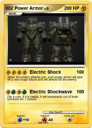 Pokémon X02 Power Armor - Electric Shock - My Pokemon Card