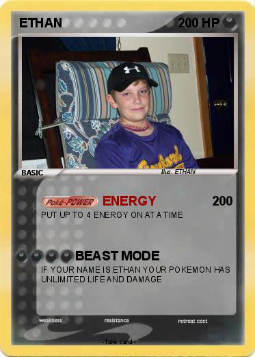 Pokémon ETHAN 680 680 - ENERGY - My Pokemon Card