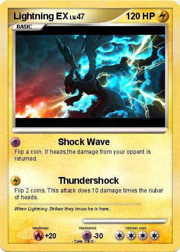 Pokémon Lightning EX 2 2 - Shock Wave - My Pokemon Card