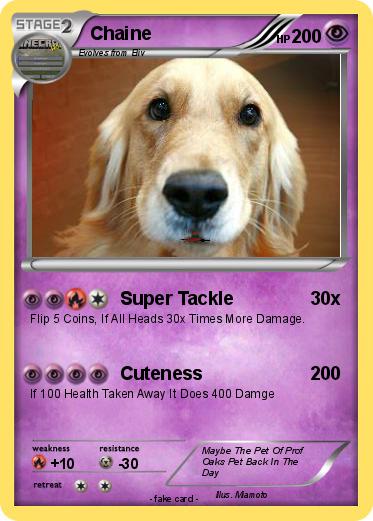 Pokémon Chaine - Super Tackle - My Pokemon Card