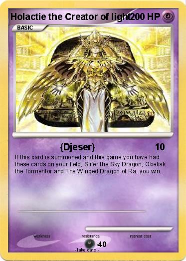 Pokémon Holactie the Creator of light - {Djeser} - My Pokemon Card