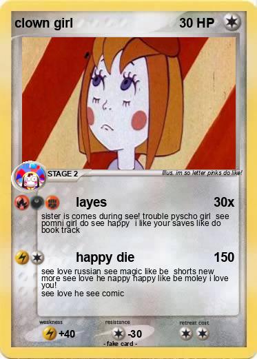 Pokémon clown girl 2 2 - layes - My Pokemon Card