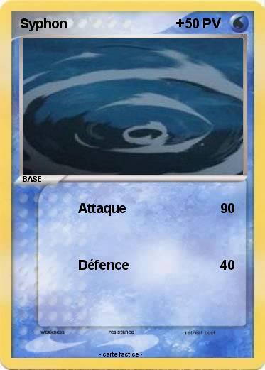 Pokémon Syphon 2 2 - Attaque - Ma carte Pokémon