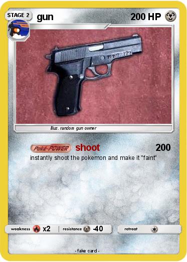 Pokémon gun 612 612 - shoot - My Pokemon Card