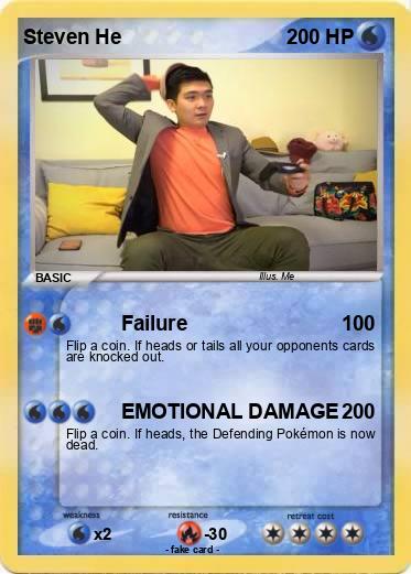 Pokémon Steven He 71 71 - Failure - My Pokemon Card