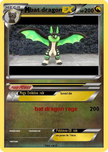 Pokémon bat dragon 1 1 - bat dragon rage - My Pokemon Card