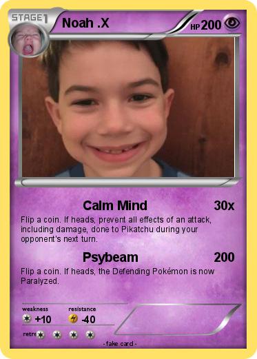 Pokémon Noah 728 728 - Calm Mind - My Pokemon Card