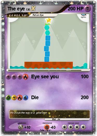 Pokémon The eye 67 67 - Eye see you - My Pokemon Card
