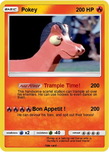 Pokémon Pokey 112 112 - Trample Time! - My Pokemon Card