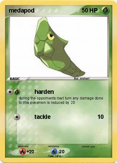 Pokémon medapod 5 5 - harden - My Pokemon Card
