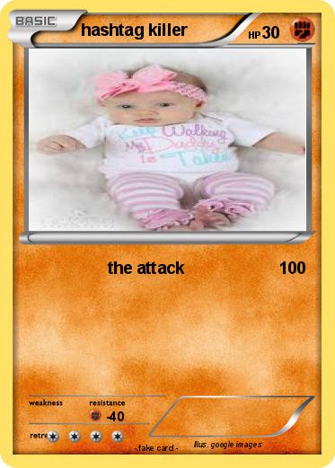 Pokémon hashtag killer - the attack - My Pokemon Card