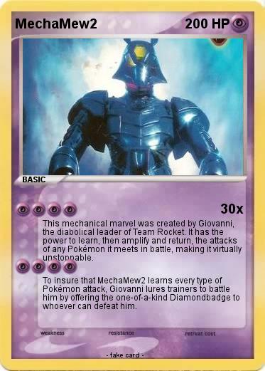 Pokémon MechaMew2 1 1 - My Pokemon Card