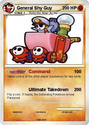 Pokémon General Shy Guy 1 1 - Command - My Pokemon Card