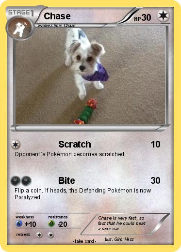 Pokémon Chase 231 231 - Scratch - My Pokemon Card