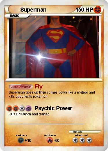Pokémon Superman 64 64 - Fly - My Pokemon Card