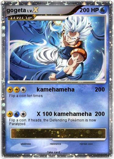 Pokémon gogeta 1634 1634 - kamehameha - My Pokemon Card