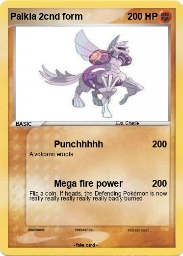 Pokémon Palkia 2cnd form - Punchhhhh - My Pokemon Card