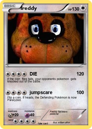 Pokémon freddy 4116 4116 - DIE - My Pokemon Card