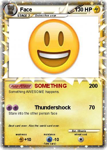 Pokémon Face 282 282 - SOMETHING - My Pokemon Card