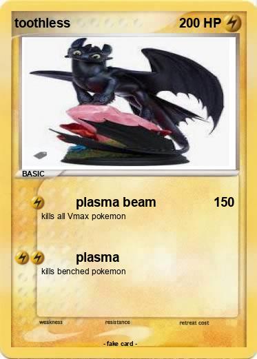 Pokémon toothless 776 776 - plasma beam - My Pokemon Card
