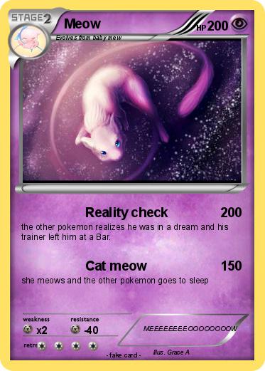 Pokémon Meow 223 223 - Reality check - My Pokemon Card