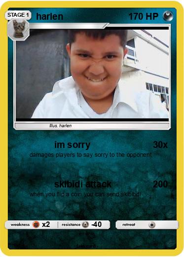 Pokémon harlen 3 3 - im sorry - My Pokemon Card