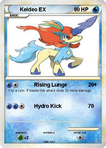 Pokémon Keldeo EX 87 87 - Rising Lunge - My Pokemon Card