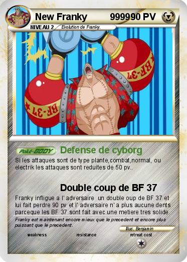 Pokémon New Franky 99999 99999 - Defense de cyborg - Ma carte Pokémon