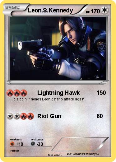 Pokémon Leon S Kennedy 38 38 - Lightning Hawk - My Pokemon Card