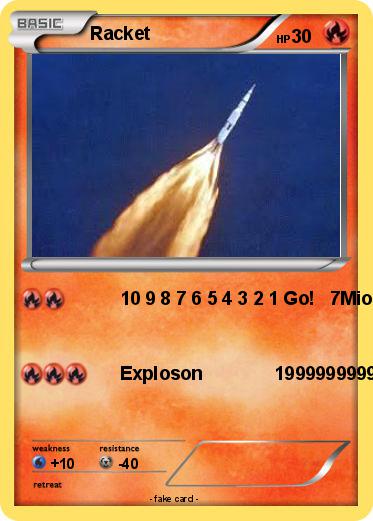 Pokémon Racket - 10 9 8 7 6 5 4 3 2 1 Go! 7Mion - My Pokemon Card