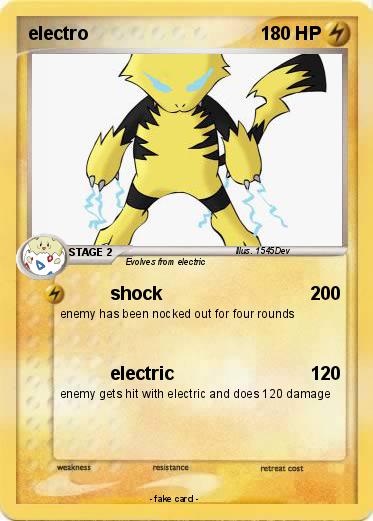Pokémon electro 628 628 - shock - My Pokemon Card