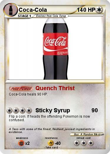Pokémon Coca Cola 314 314 - Quench Thrist - My Pokemon Card