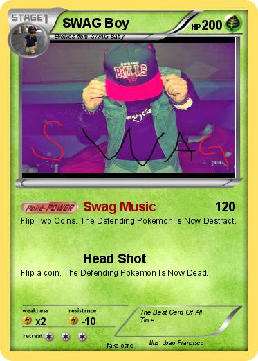 Pokémon SWAG Boy 4 4 - Swag Music - My Pokemon Card