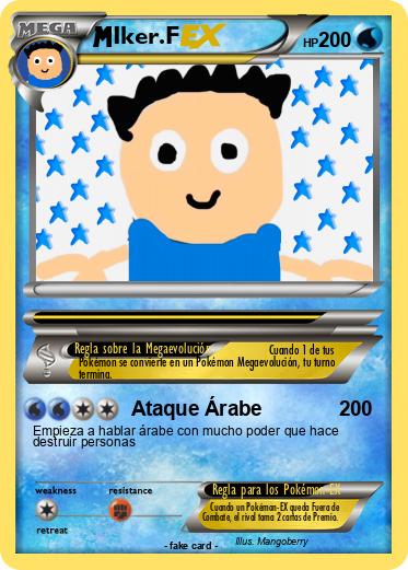 Pokémon Iker F 4 4 - Ataque Árabe - Mi carta pokémon