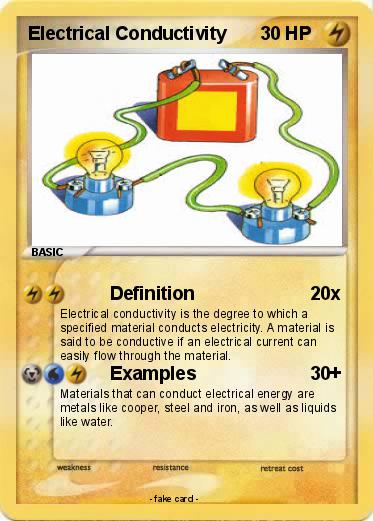 Pokémon Electrical Conductivity 3 3 - Definition - My Pokemon Card