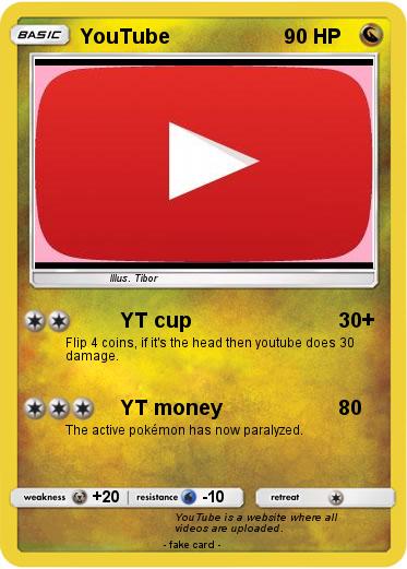 Pokémon YouTube 524 524 - YT cup - My Pokemon Card