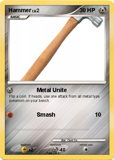 Pokémon Hammer 310 310 - Metal Unite - My Pokemon Card