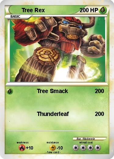 Pokémon Tree Rex 135 135 - Tree Smack - My Pokemon Card
