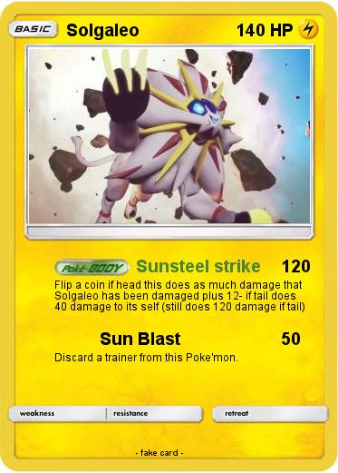 Pokémon Solgaleo 682 682 - Sunsteel strike - My Pokemon Card
