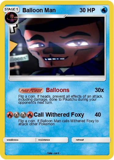 Pokémon Balloon Man 2 2 - Balloons - My Pokemon Card