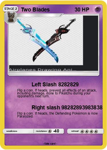 Pokémon Two Blades - Left Slash 8282829 - My Pokemon Card