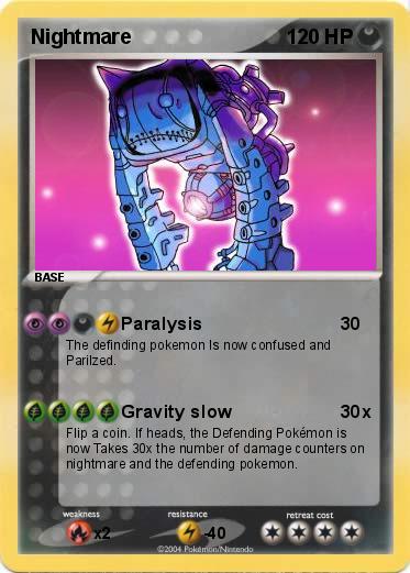 Pokémon Nightmare 31 31 - Paralysis - My Pokemon Card
