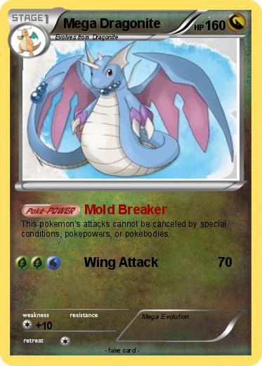 Pokémon Mega Dragonite 7 7 - Mold Breaker - My Pokemon Card