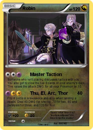 Pokémon Robin 767 767 - Master Taction - My Pokemon Card