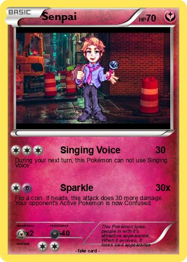 Pokémon Senpai 59 59 - Singing Voice - My Pokemon Card