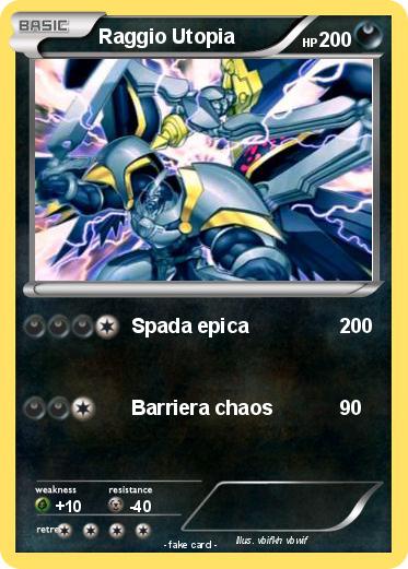 Pokémon Raggio Utopia 8 8 - Spada epica - My Pokemon Card