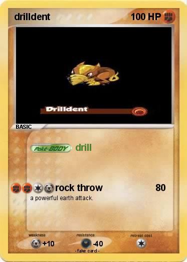 Pokémon drilldent - drill - My Pokemon Card