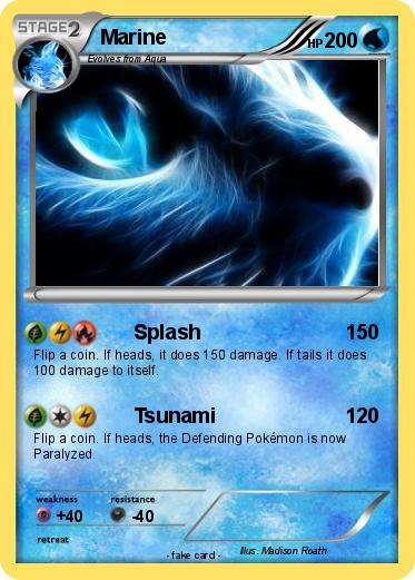 Pokémon Marine 485 485 - Splash - My Pokemon Card
