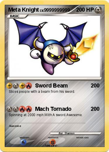 Pokémon Meta Knight 748 748 - Sword Beam - My Pokemon Card